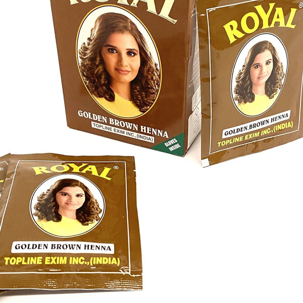 Henna Royal Marrón Dorado - Tinte para el Cabello