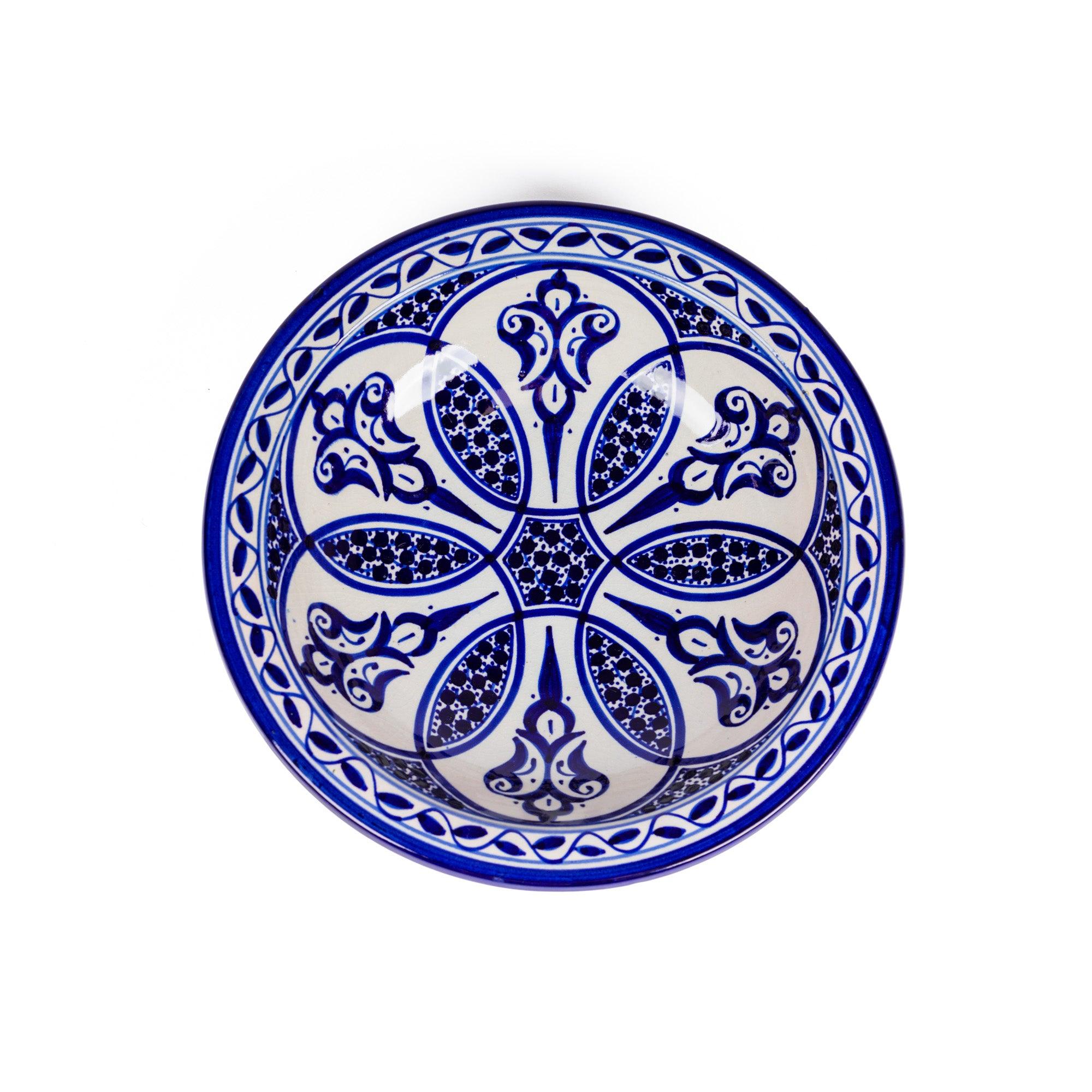 Arabic ceramic plate from Fez 3 sizes